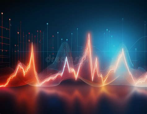 Dynamic Heartbeat Visualization Modern Ecg And Pulse Wave Graphics