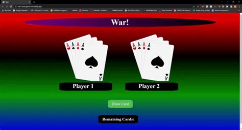 GitHub Malaz Naquib War Card Game