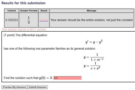 Solved The Differential Equation Has One Of The Following