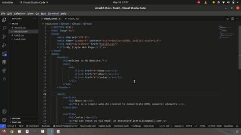 Video My Web Development Internship At Main Flow Yelisetti Bhagya