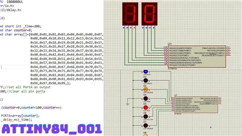 Attiny84 001 YouTube