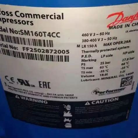 New In Stock Danfoss Compressor SH A ACC Danfoss Compressor Refrigeration Compressor
