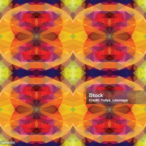 다채로운 기하학적 도형으로 이루어진 추상적인 프랙탈 패턴으로 완벽 한 배경 0명에 대한 스톡 벡터 아트 및 기타 이미지 0명 개성 개념 기하 도형 Istock
