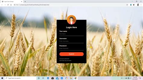 Er Ayush Kumar Create Login Form In Using Html And Css Login Form