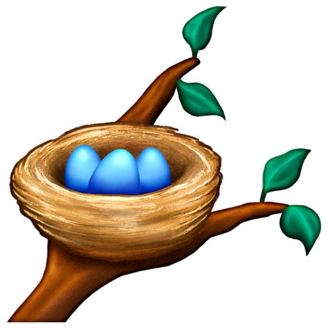 🪺 Nest With Eggs Emoji Copy And Paste Emoji Stock