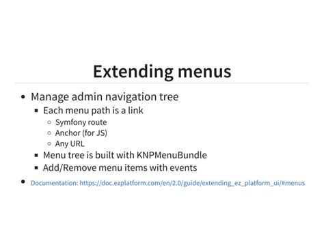 introduction to ez platform v2 ui customization ppt