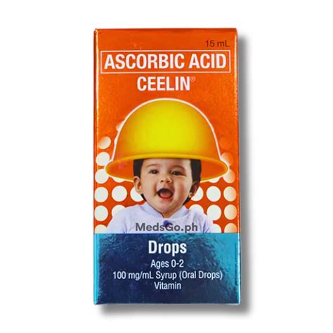 Ceelin Ascorbic Acid 100mg Ml Oral Drops 15ml Price In The