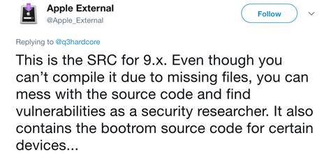 Parts Of IBoot And SecureROM Source Code From IOS Leaked Online