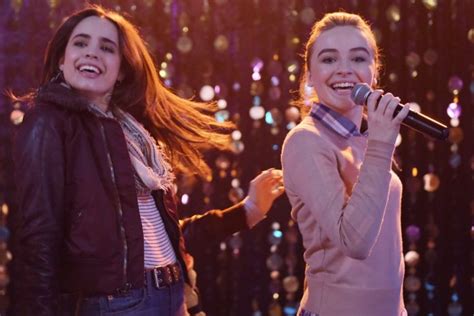 Sofia Carson Shared An On Set Pic From Adventures In Babysitting Adventures In Babysitting