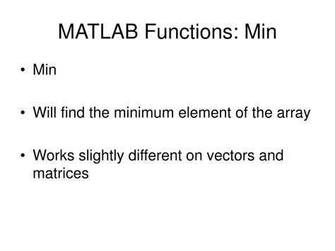 PPT Introduction To MATLAB PowerPoint Presentation Free Download ID