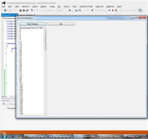 Write 1 To 1000 Prime Numbers In C