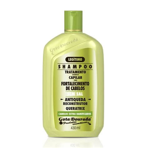 Champú Gota Dourada Queratrix Anticaída Sin Sal 430ml Brasilybelleza