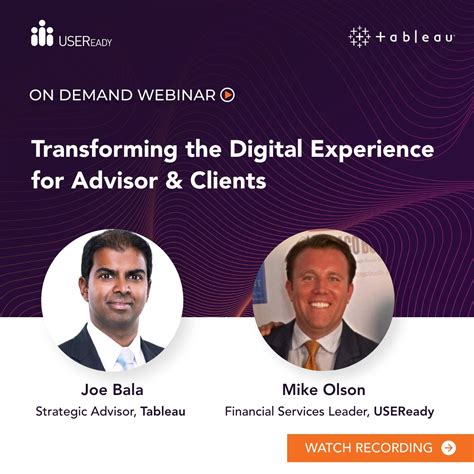Useready On Linkedin Live Webinar Assetmanagement Tableau