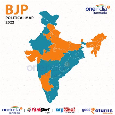 Bjp Ruled States 4 ರಾಜ್ಯಗಳ ಗೆಲುವಿನ ನಂತರ ಬಿಜೆಪಿ ಆಡಳಿತವಿರುವ ರಾಜ್ಯಗಳು