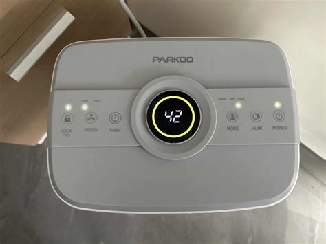 L D LED Humidity Display Smart Touch Dehumidifier Embedded Humidity Sensor