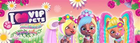 Игровой набор с куклой Вип петс vip pets mini fans SPRING VIBES ...
