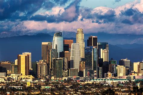 Los Angeles Photography La Skyline View Los Angeles Photo Los