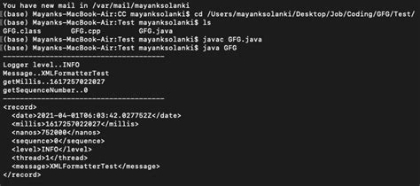 XMLFormatter In Java Logging API GeeksforGeeks