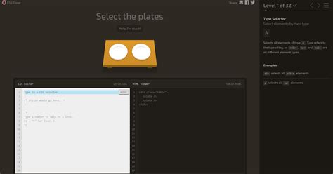 開源免費的線上 Css 選擇器教學和練習網站 分享