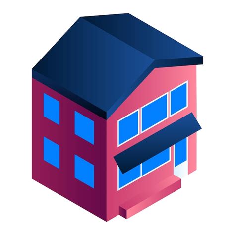 Premium Vector Residential House Icon Isometric Of Residential House Vector Icon For Web