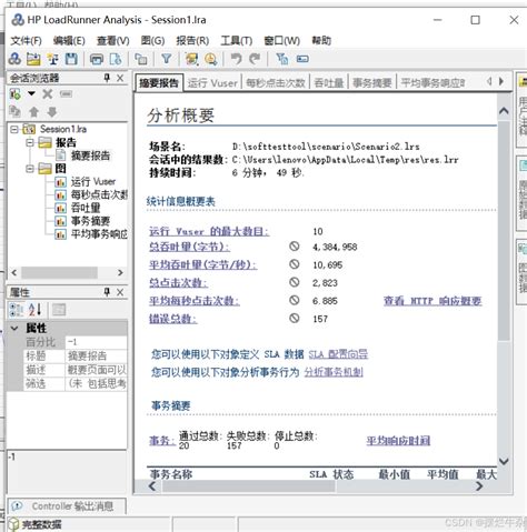 Loadrunner使用教程 Controller场景工具与analysis分析工具loadrunner Controller Csdn博客