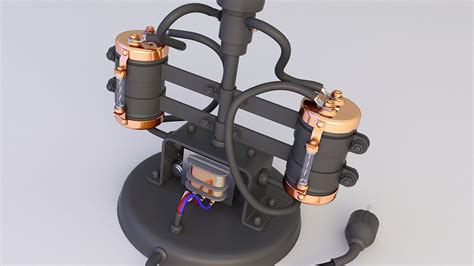 램프 스팀 펑크 264 3d 모델 132 3ds Fbx Obj Free3d
