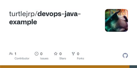 github turtlejrp devops java example