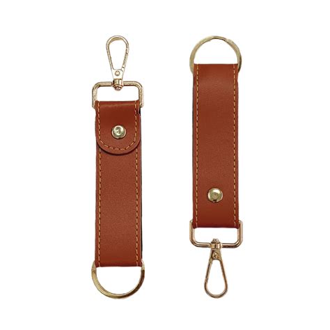 Keychain Indian Faux Leather Tan Rightmarc