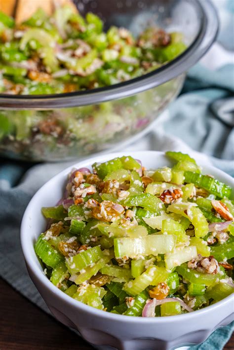 Woodward Celery Salad Ingredients 12 Celery Stalks Chopped 1 Small