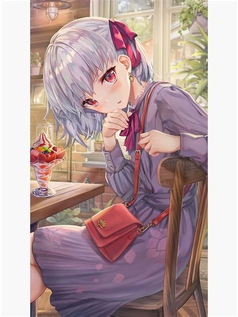 Cute Anime Girl Poster For Sale By Mrkorecki Redbubble