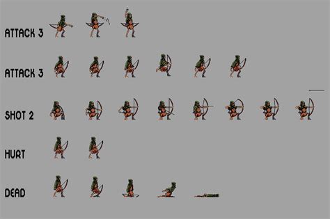 Free Skeleton Pixel Art Sprite Sheets Behance