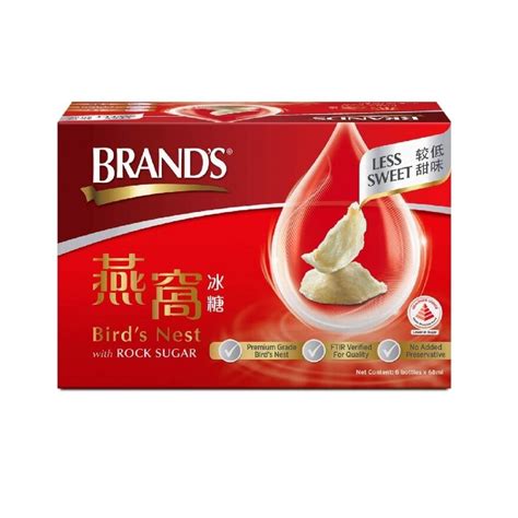 Brands Birds Nest With Rock Sugar Less Sweet Made From 100 Genuine