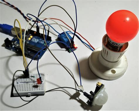 home security system using arduino pir motion sensor security system