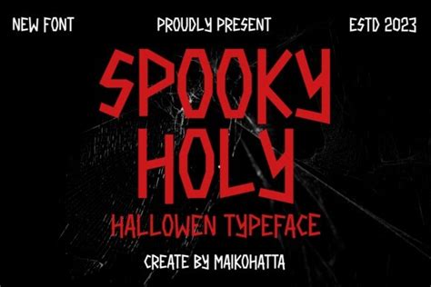 Spooky Holy Font Free Font