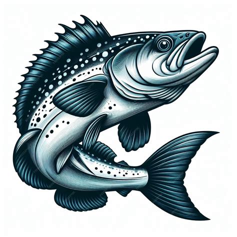 Premium Vector A Cute Cod Cartoon Vector Art Illustration White