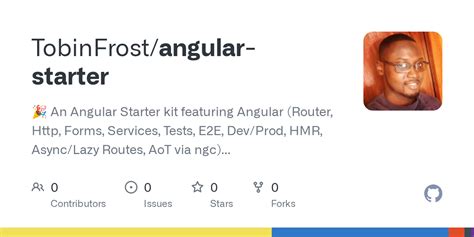 Github Tobinfrostangular Starter Tada An Angular Starter Kit Featuring Angular Router