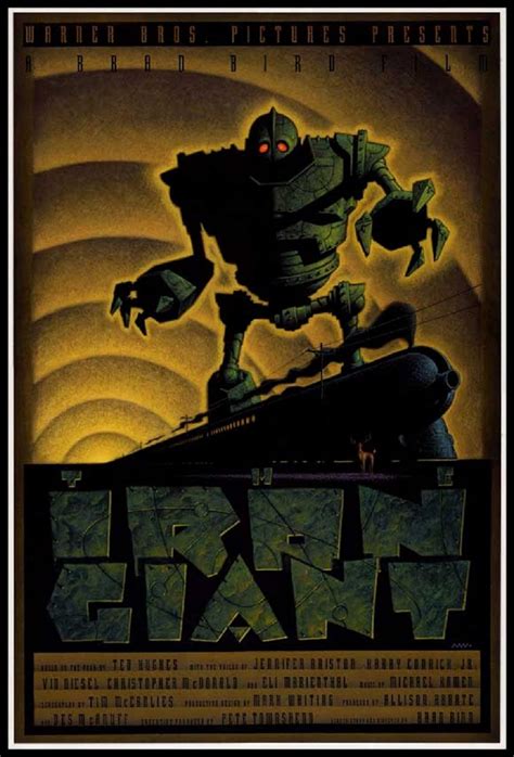 The Geeky Nerfherder Movie Poster Art The Iron Giant 1999