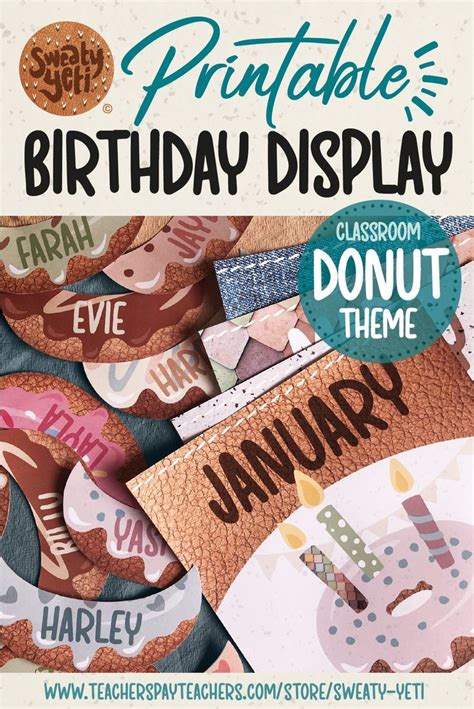 Boho Donut Theme Classroom Decor