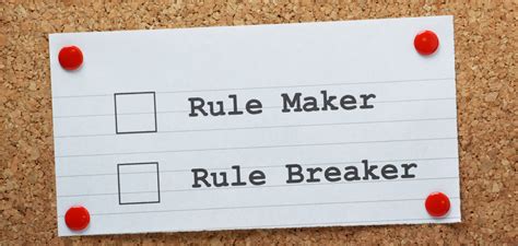 Rule Maker Or Rule Breaker Traits Of High And Low Control Employees