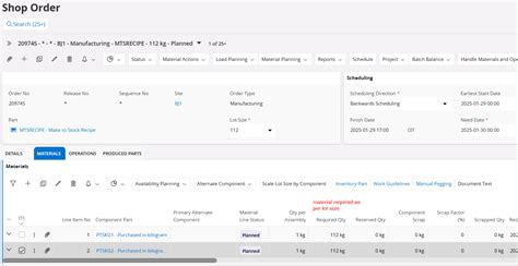 Yield Loss Scrap Factor IFS Community