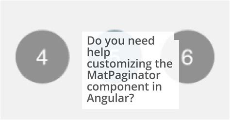 Angular Jobs On Linkedin Angular Matpaginator Custom Styling