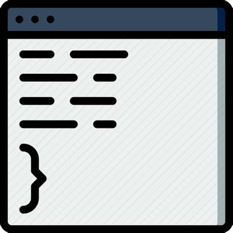App Code Coding Development Programming Icon