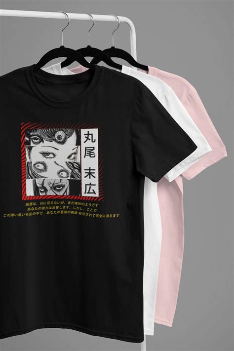 Junji Ito Shirt Uzumaki Shirt Anime Shirt Junji Ito Horror Etsy