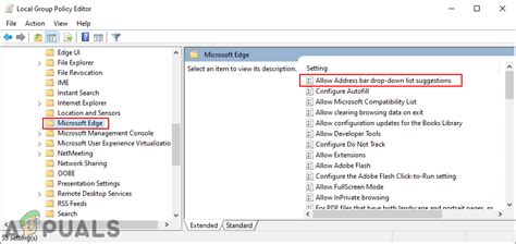 How To Disable Address Bar Drop Down List Suggestions In Microsoft Edge