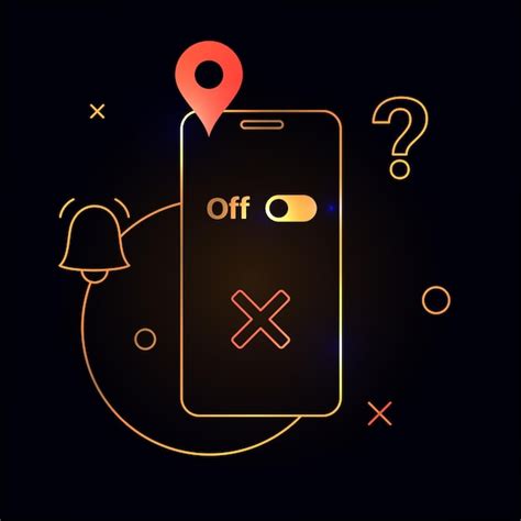 Premium Vector Gps Activation Toggle