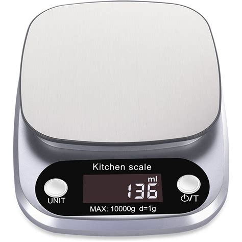 Rophie 22lb 10kg Digital Kitchen Scale Small Food Gram Electronic