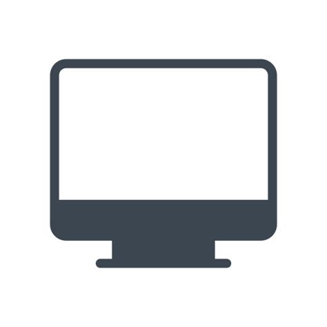 Computer Generic Blue Icon