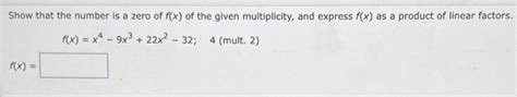 Solved Find The Polynomial Function Of Degree 3 Whose Graph