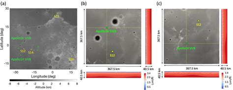A Locations Of Apollo Sivb Impacts And Seismic Stations The Yellow