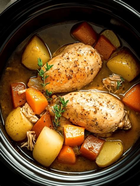 Ultimate Delicious Slow Cooker One Pot Chicken Dinner